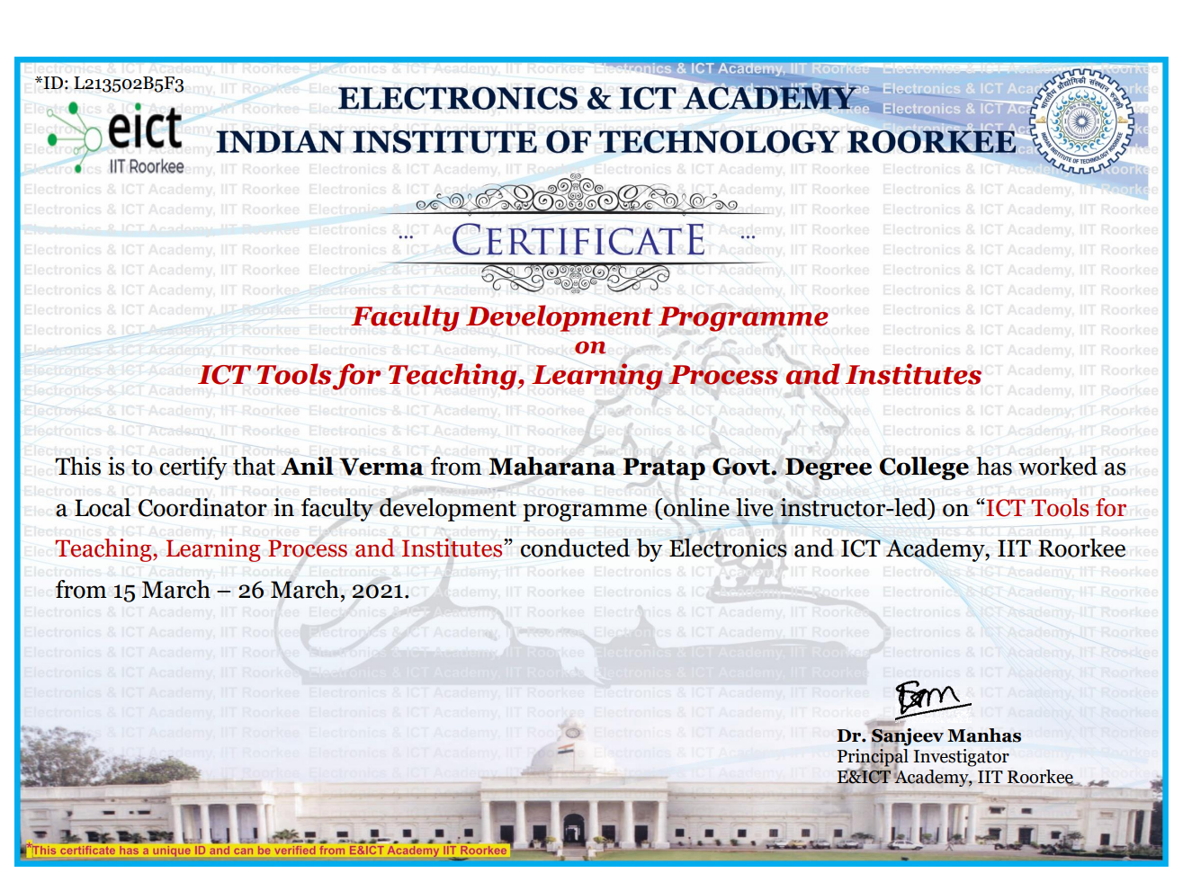 FDP-2021 – MPGCAMB